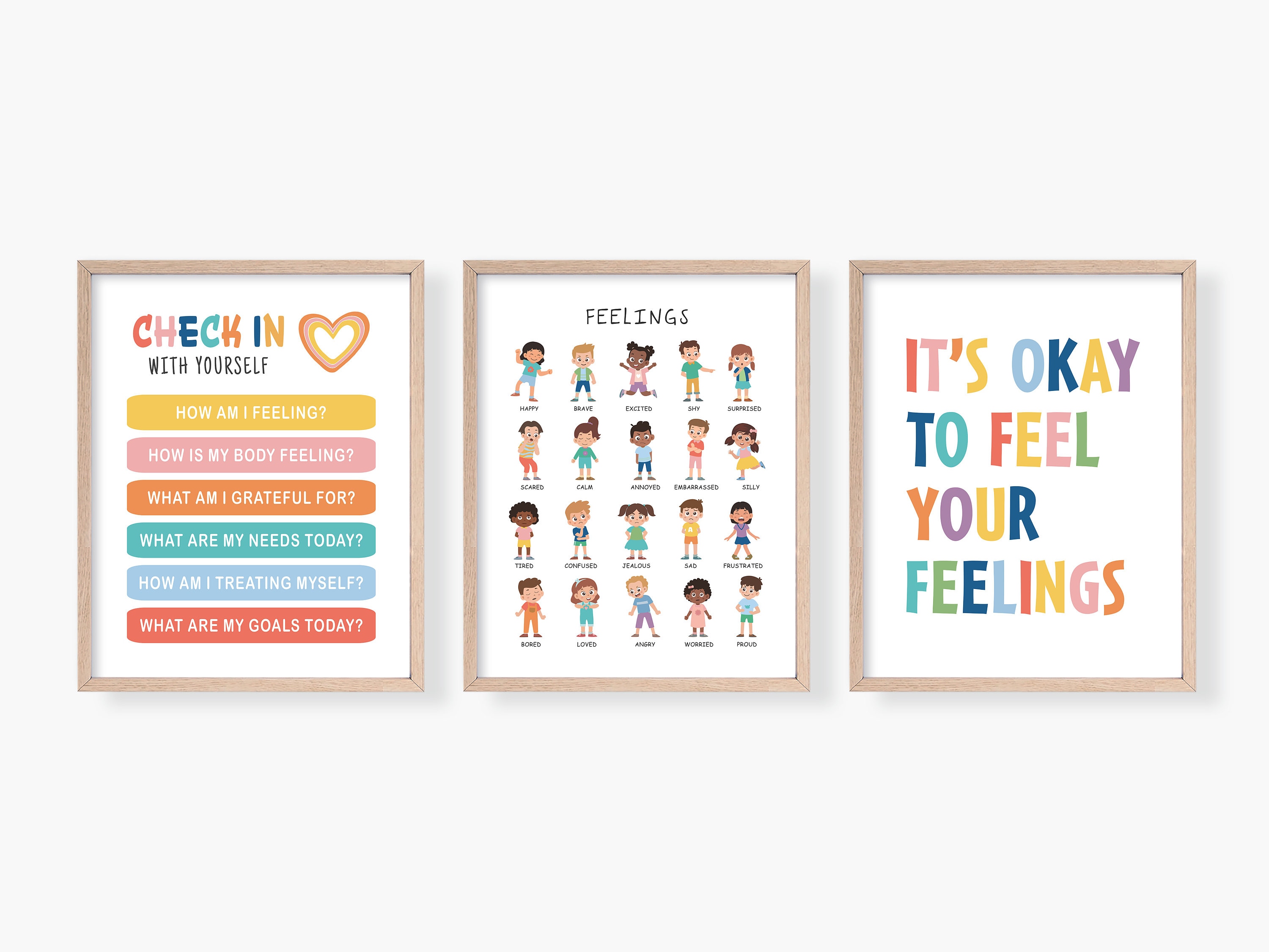 21 Mental Health Posters Psychology Prints for Kids Zones of - Etsy