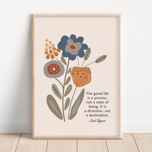 Carl Rogers Quote Printable, Therapy Office Decor, Psychology Quote ...