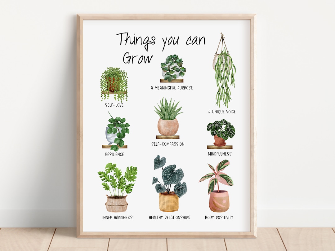Growth Poster Growth Mindset Mental Health Personal Growth - Etsy