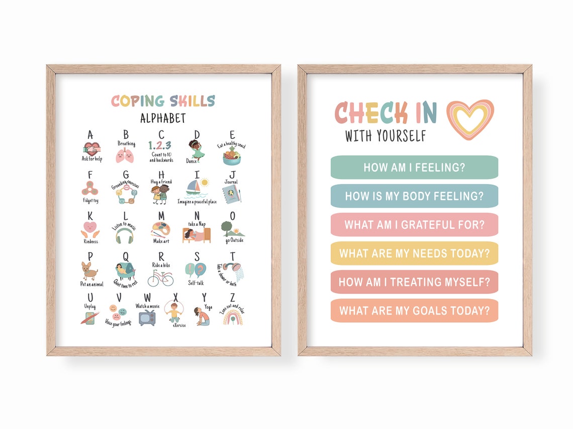 Set of 14 Psychology Posters Mental Health Bundle Calming - Etsy