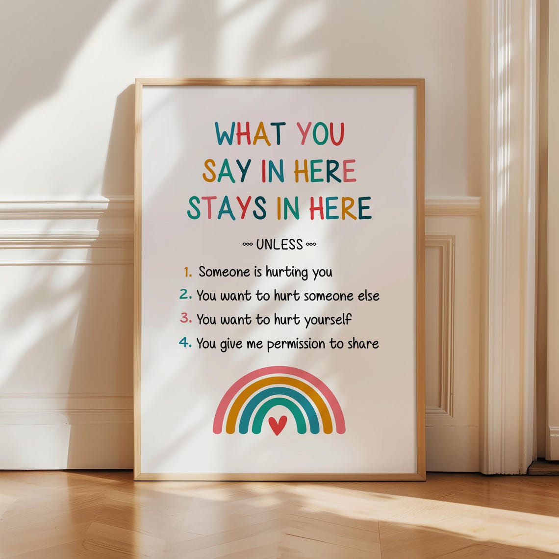 What You Say in Here Stays in Here, Confidentiality Sign, Social Worker ...
