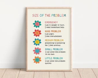 Calm Corner - How Big is My Problem - Etsy