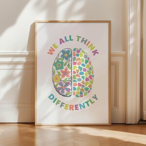 Neurodiversity Poster, Mental Health, Autism Awareness, Safe Space ...