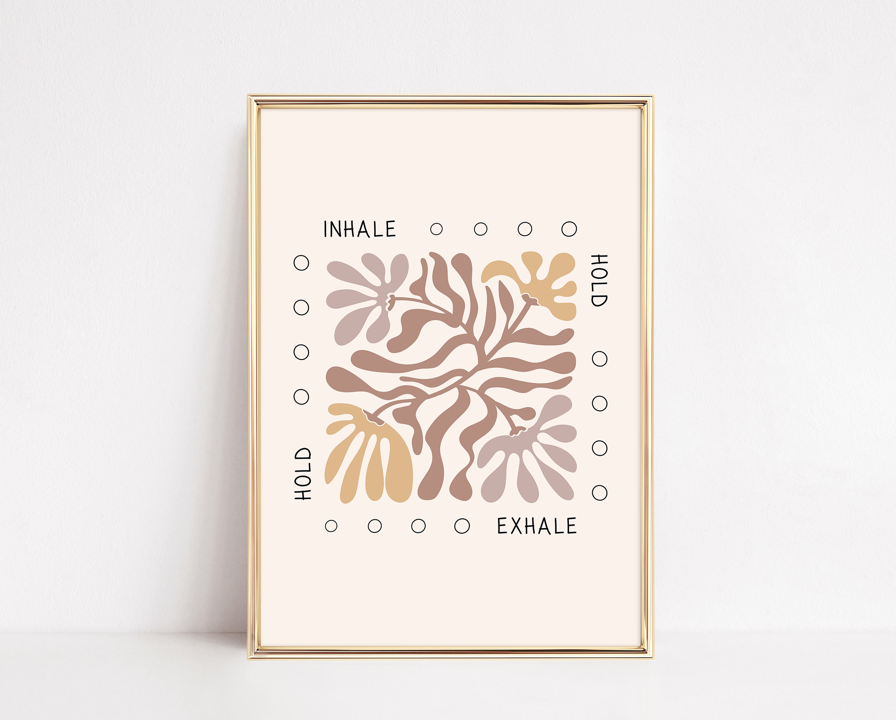 Box Breathing Poster, Mindful Breathing, Therapy Office Decor ...