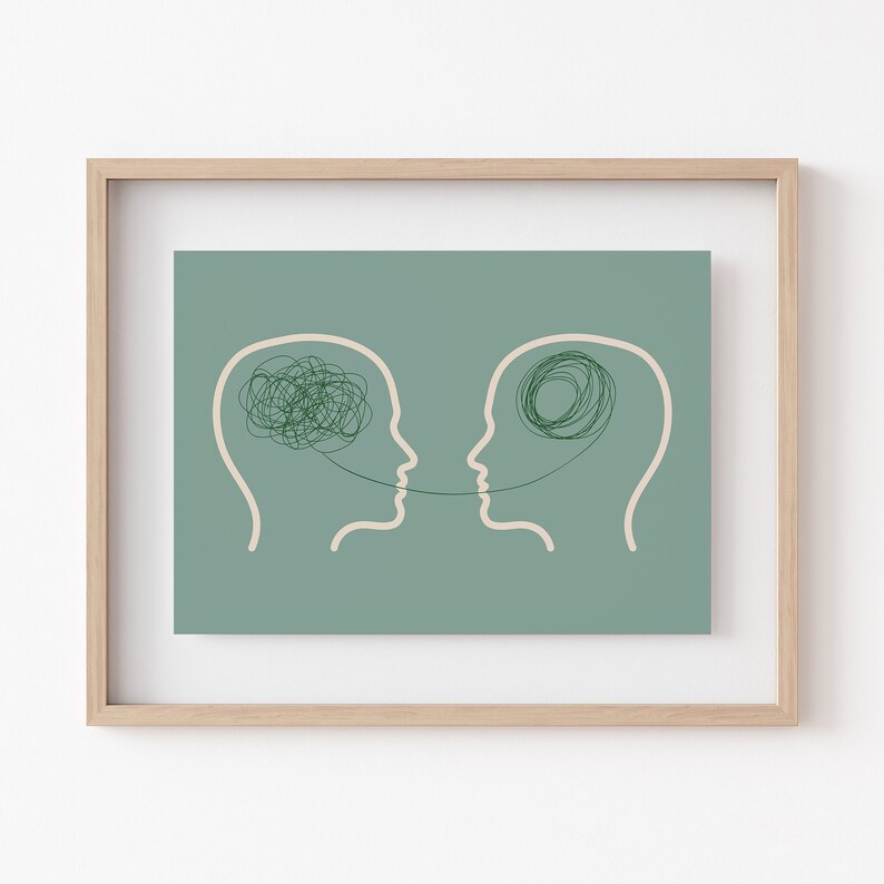 Talking Therapy Poster Therapy Office Decor Mental Health - Etsy