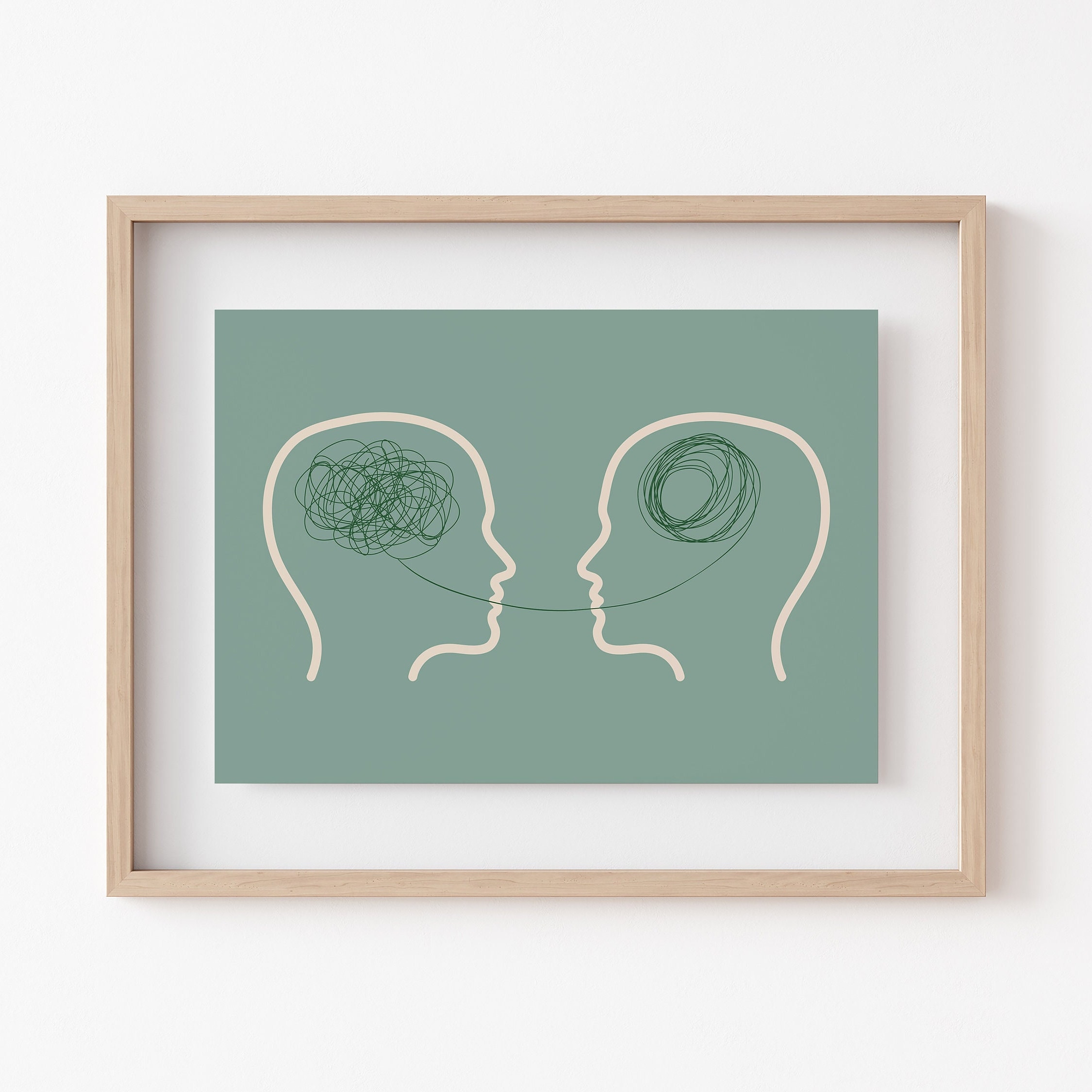 Talking Therapy Poster, Therapy Office Decor, Mental Health Poster ...