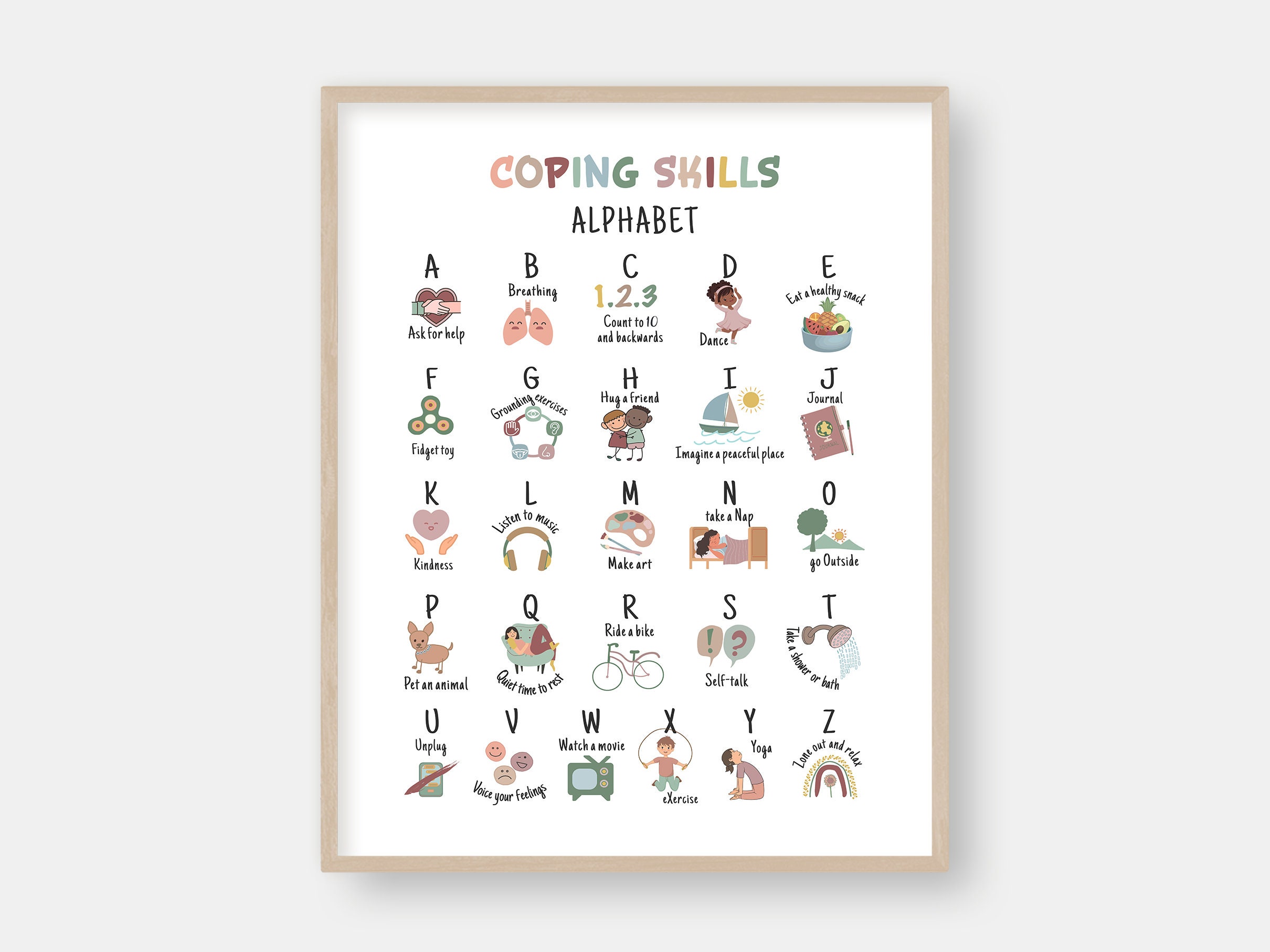 Psychology Bundle, Set of 6 Posters for Classroom Decor, Calming Corner ...