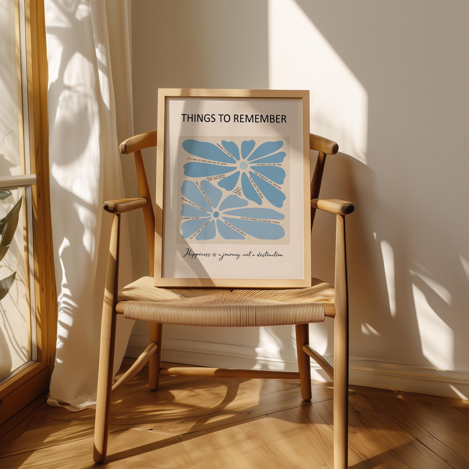 Things to Remember Poster, Mental Health Print, Positive Affirmations ...