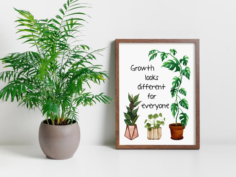Growth Poster Diversity Growth Mindset Mental Health Self - Etsy