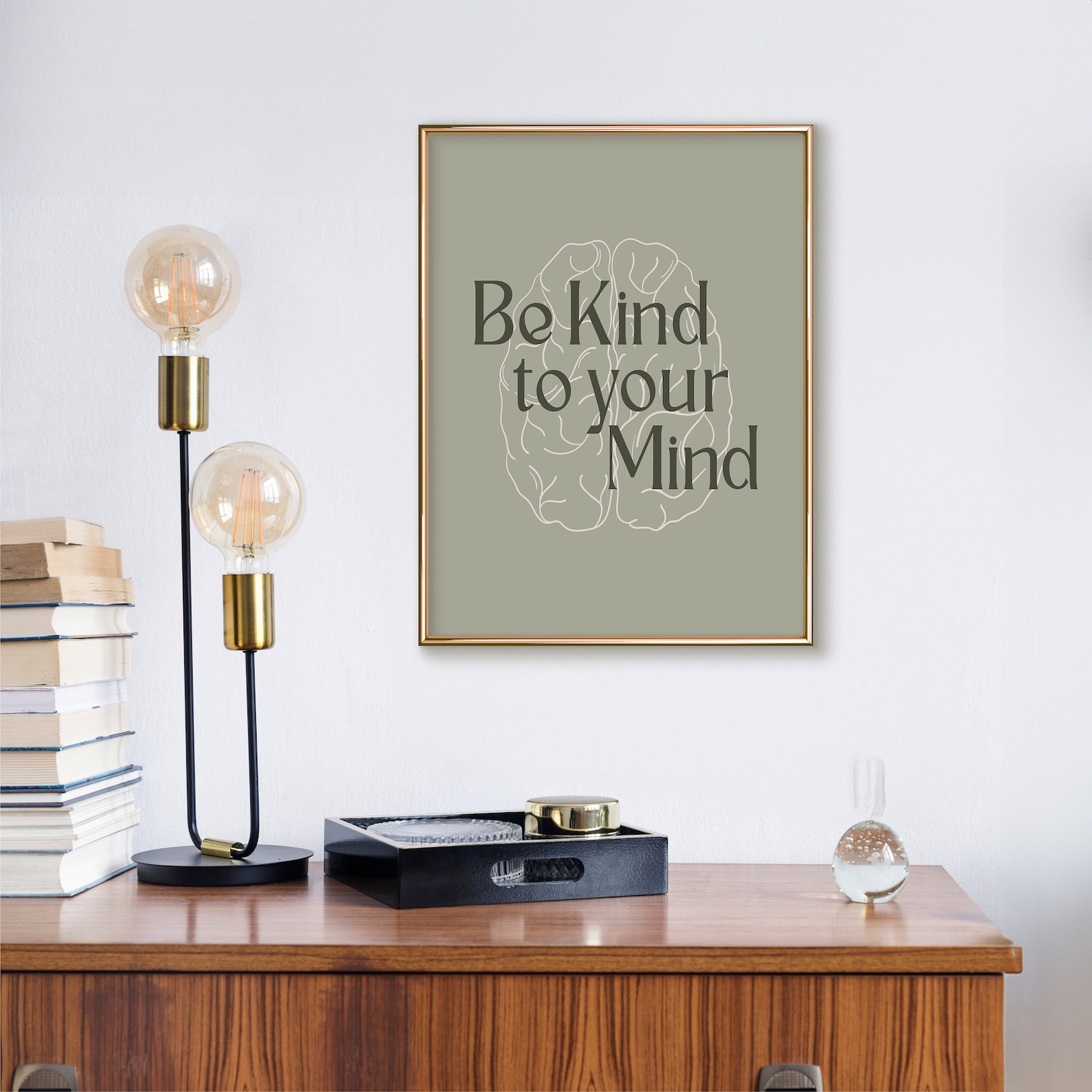 Be Kind to Your Mind Printable, Mental Health Poster, Therapy Office ...