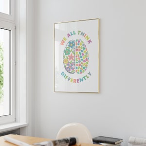 Neurodiversity Poster, Mental Health, Autism Awareness, Safe Space ...