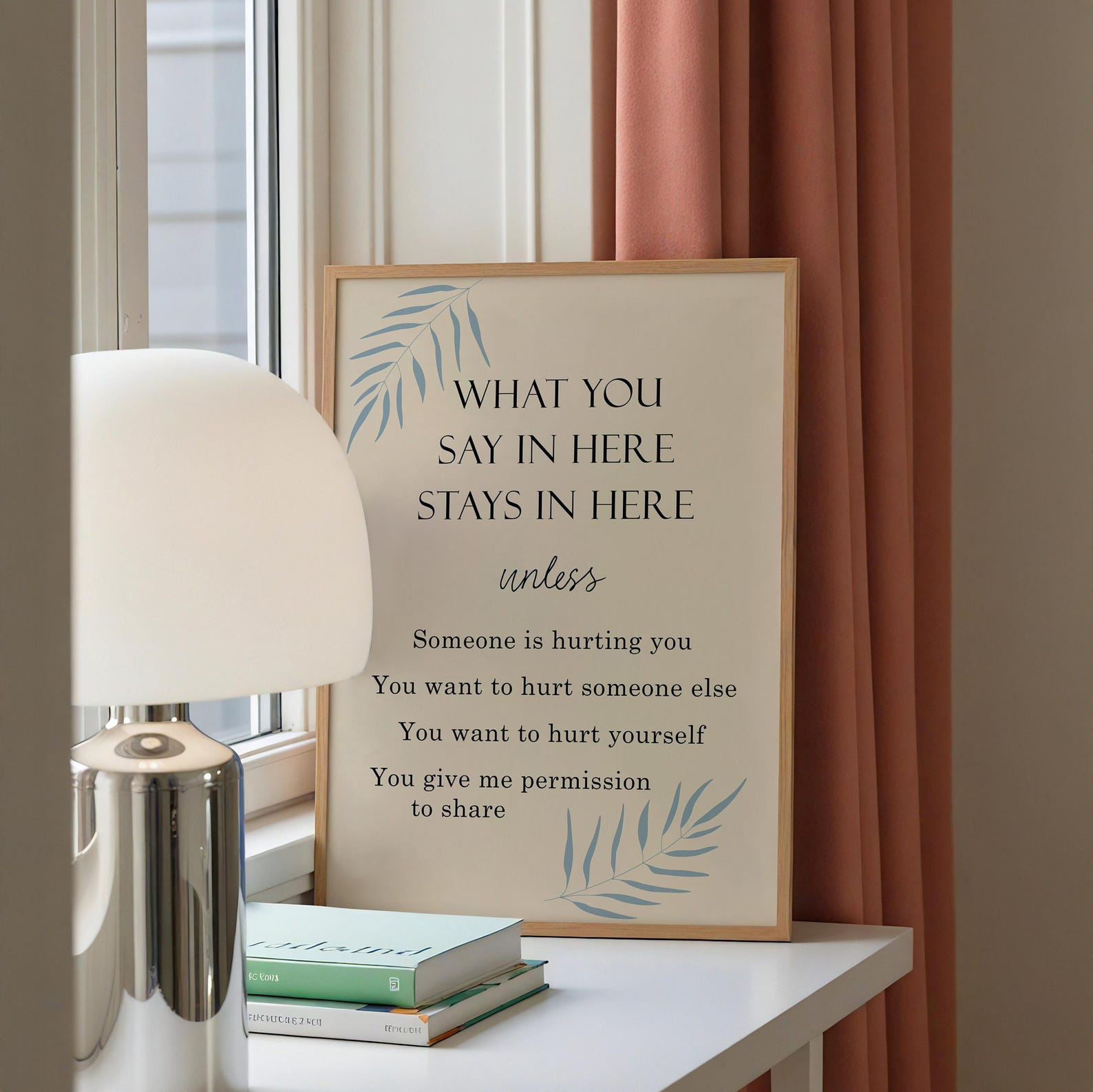 What You Say in Here Stays in Here, Psychology Art Print ...