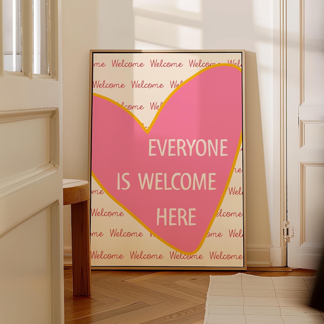 Everyone is Welcome Here, School Counselor Poster, Diversity and ...