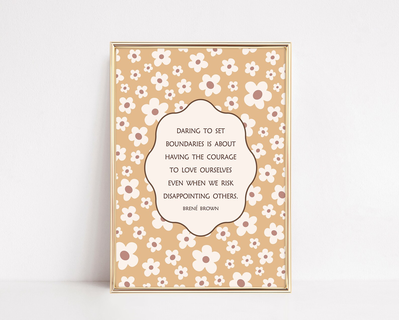 Brene Brown Quote Printable, Setting Boundaries Poster, Printable Wall ...