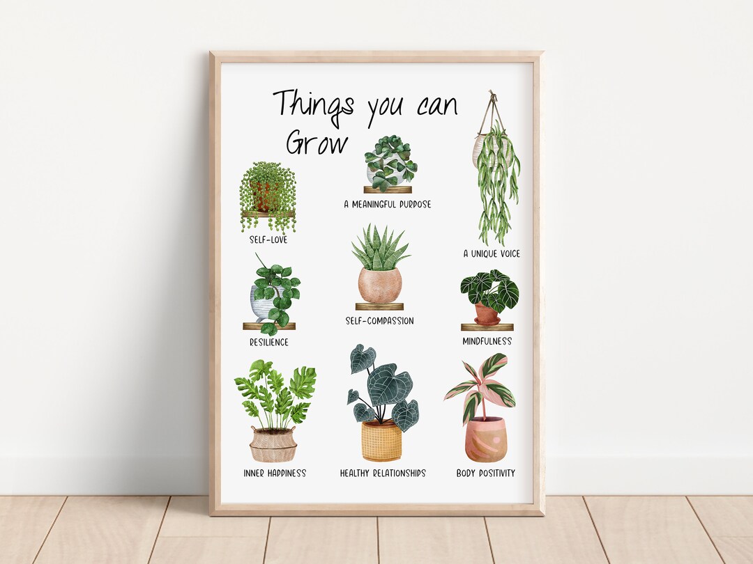 Growth Poster, Growth Mindset, Mental Health, Personal Growth, Therapy ...