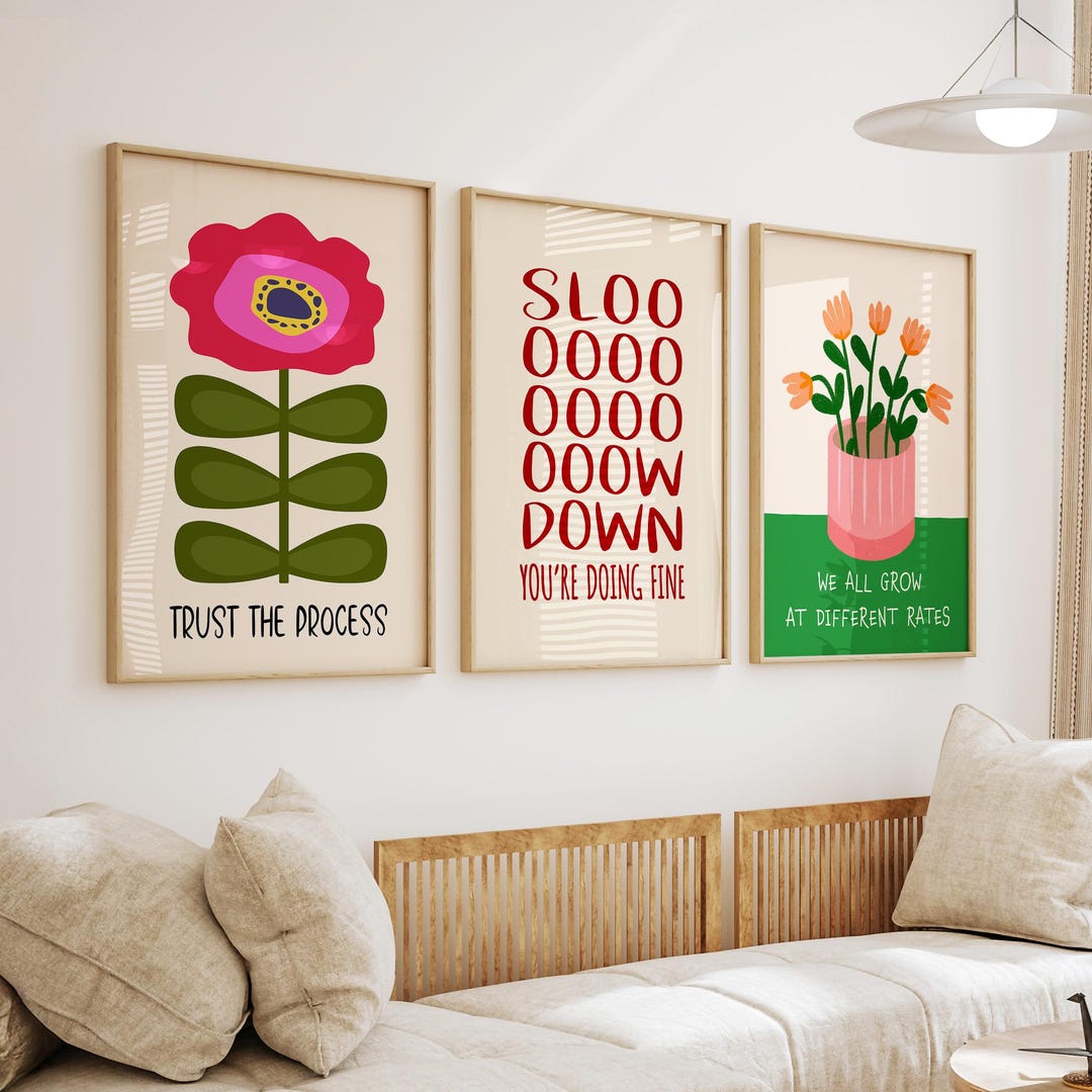 Mental Health Wall Art Set of 3 Posters for Therapy Office Decor ...