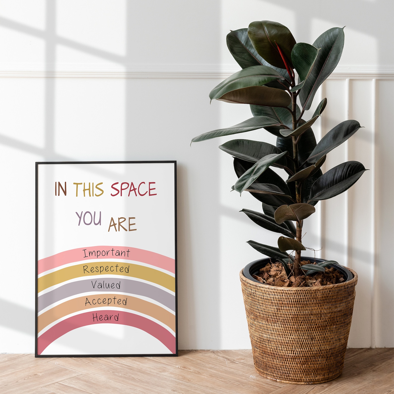 Safe Space Poster, Therapy Office Decor, School Social Work, Classroom ...