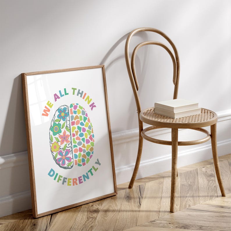 Neurodiversity Poster, Mental Health, Autism Awareness, Safe Space ...
