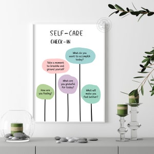 Mental Health Posters, Therapy Office Decor, Bundle Set of 6 Posters ...