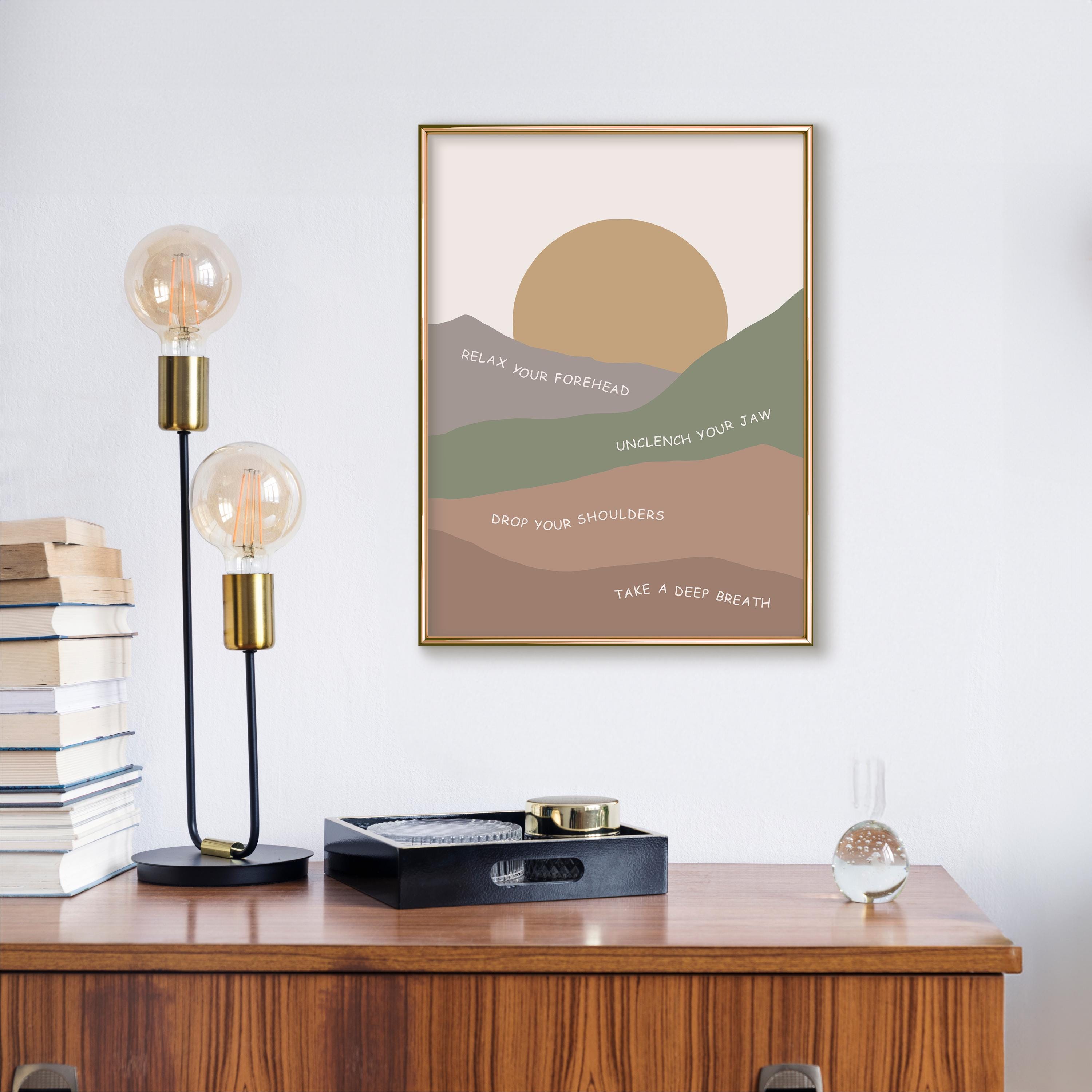 Grounding Technique, Relax Sequence Poster, Grounding Art Print for ...
