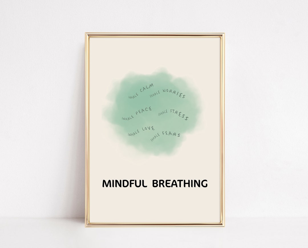 Mental Health Poster, Inhale Exhale Sequence, Mindful Breathing ...