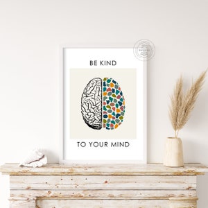 Set of 12 Prints for Therapy Office, Mental Health Posters, Psychology ...