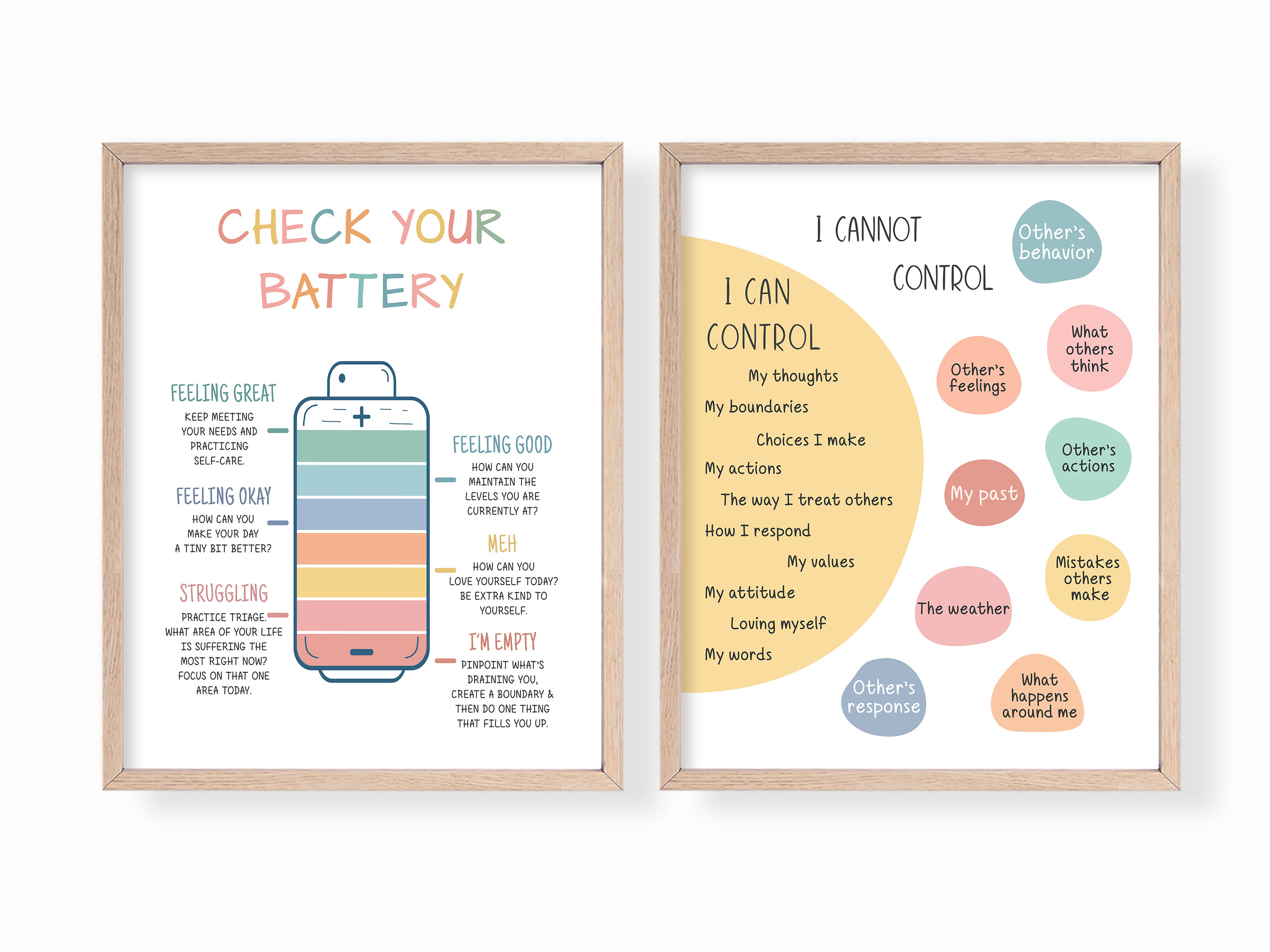 Set of 12 Psychology Posters for Kids Classroom Bundle - Etsy