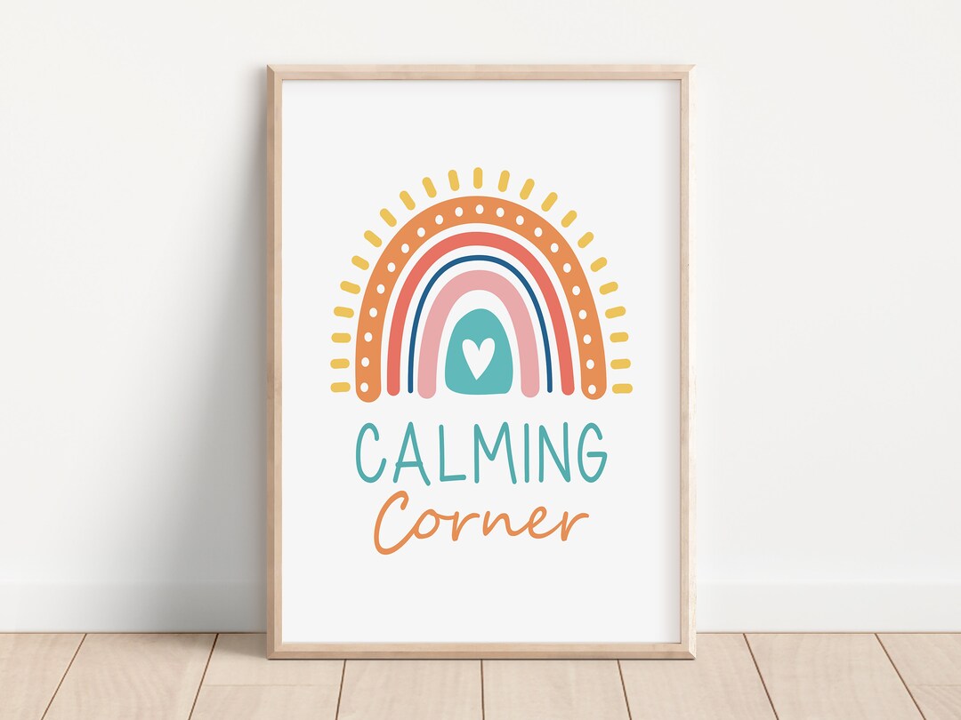 Calming Corner Print, Calm Down Corner, Calm Corner for Kids, Calm ...