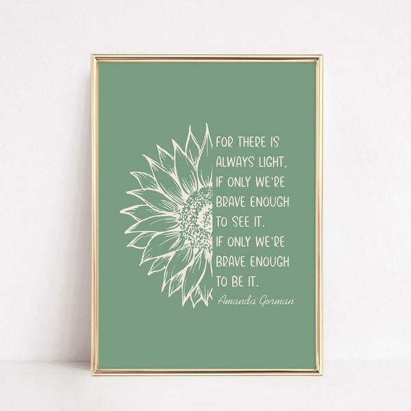 Amanda Gorman Print - Etsy UK