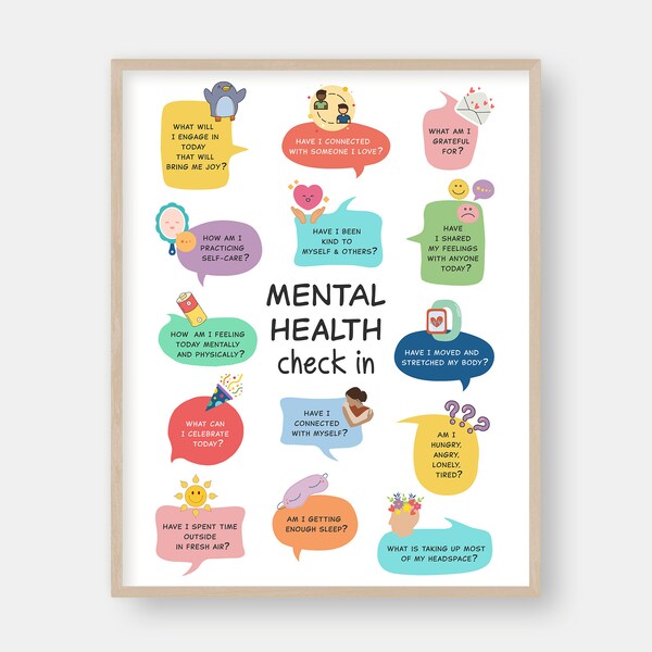 Daily Check in Poster - Etsy