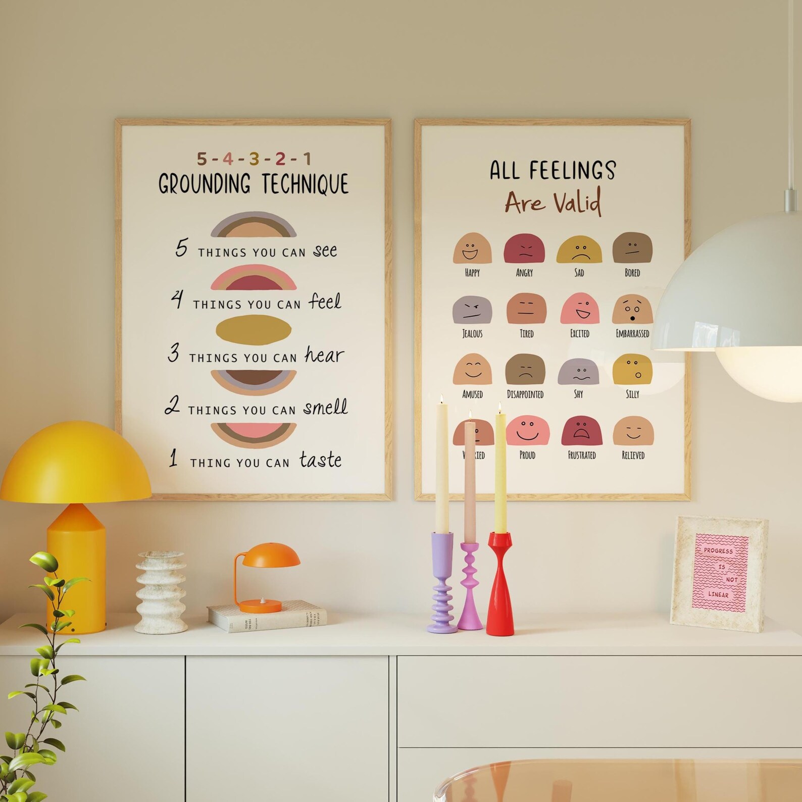 Psychology Bundle Print, Set of 12 Psychology Art Prints, Therapy ...