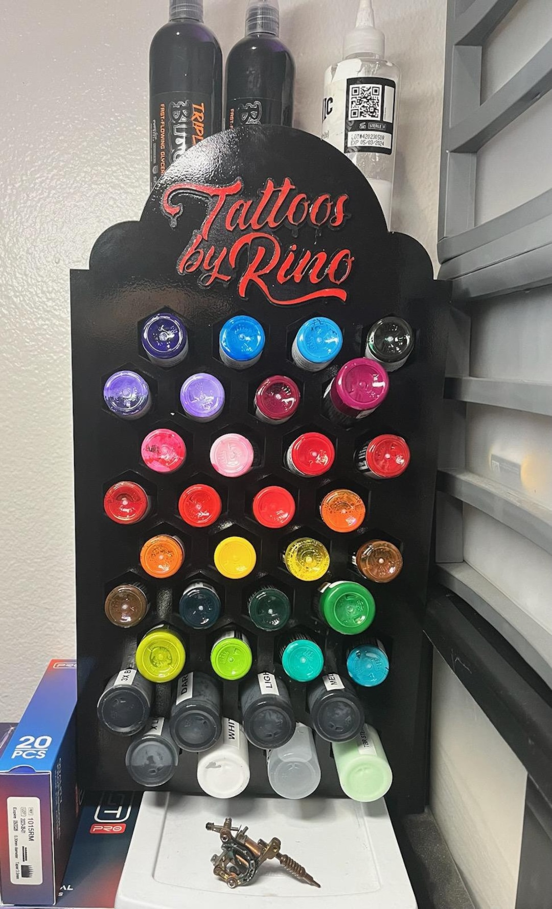 Tattoo Ink Display Laser File - Etsy