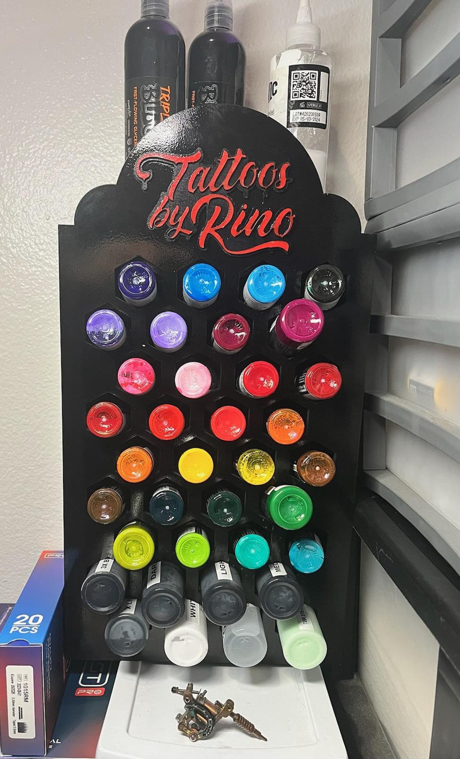 Tattoo Ink Display Laser File - Etsy