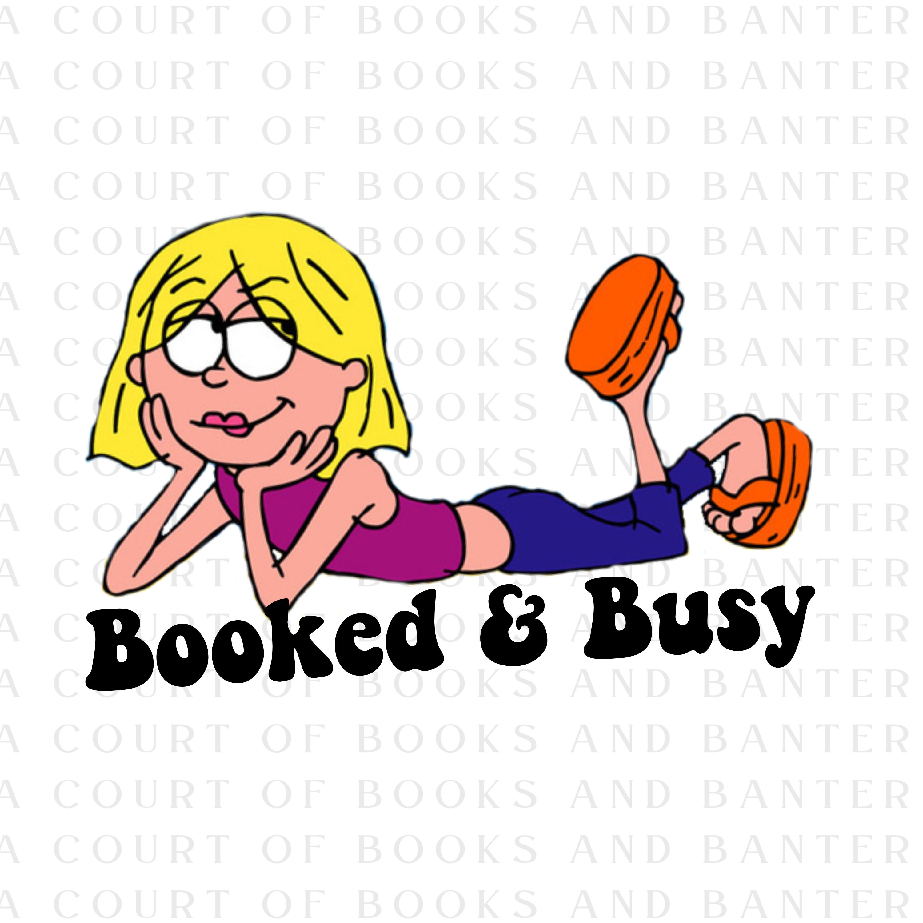 Booked & Busy SVG PNG Lizzie Mcguire Inspired for - Etsy