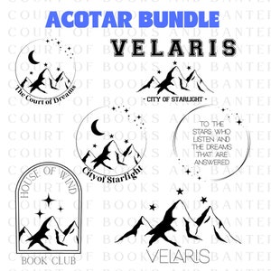 Acotar/velaris Inspired Design Bundle | Svg | Png | Design Files ...