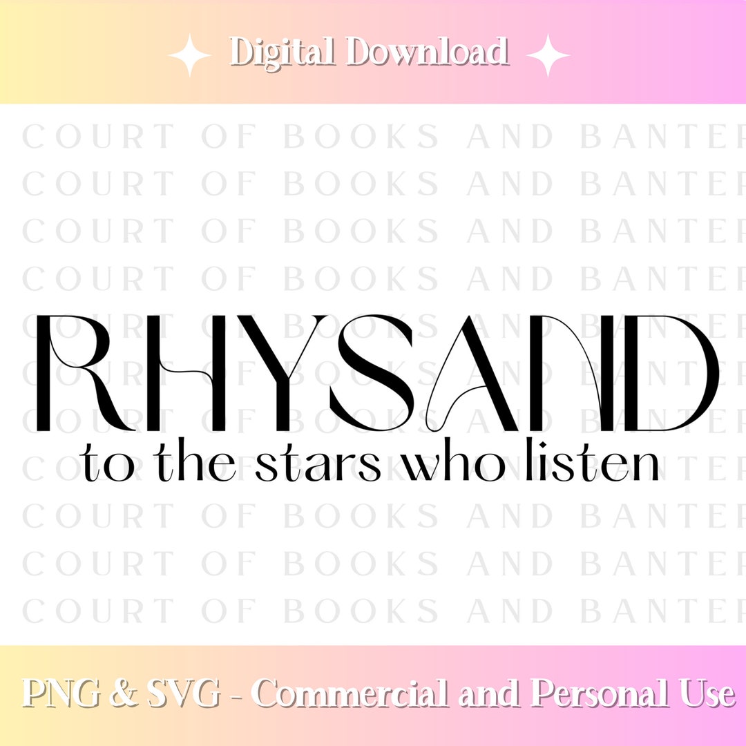 ACOTAR Inspired Rhysand | Svg | Png | Jpg | Pdf | Cricut SVG File ...