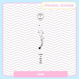 ACOMAF Bookbinding Cover Design PNG | A Court of Mist and Fury |vinyl ...