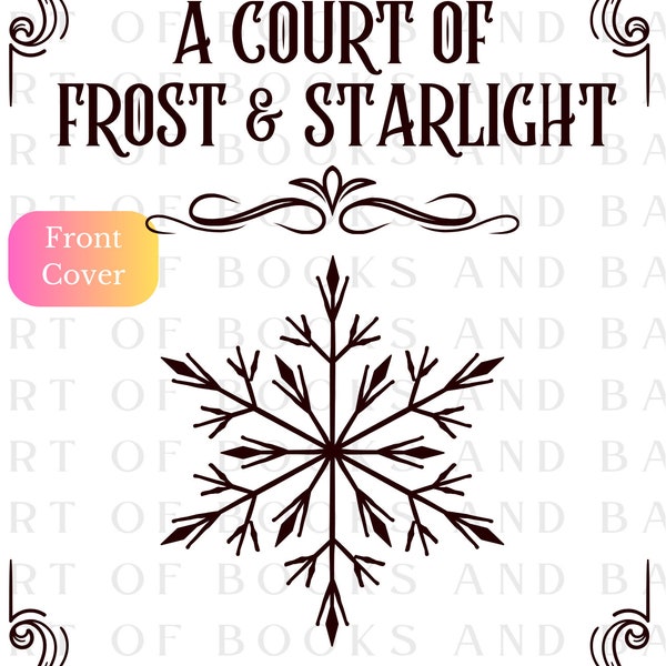 Acotar Book Cover Stencil - Etsy