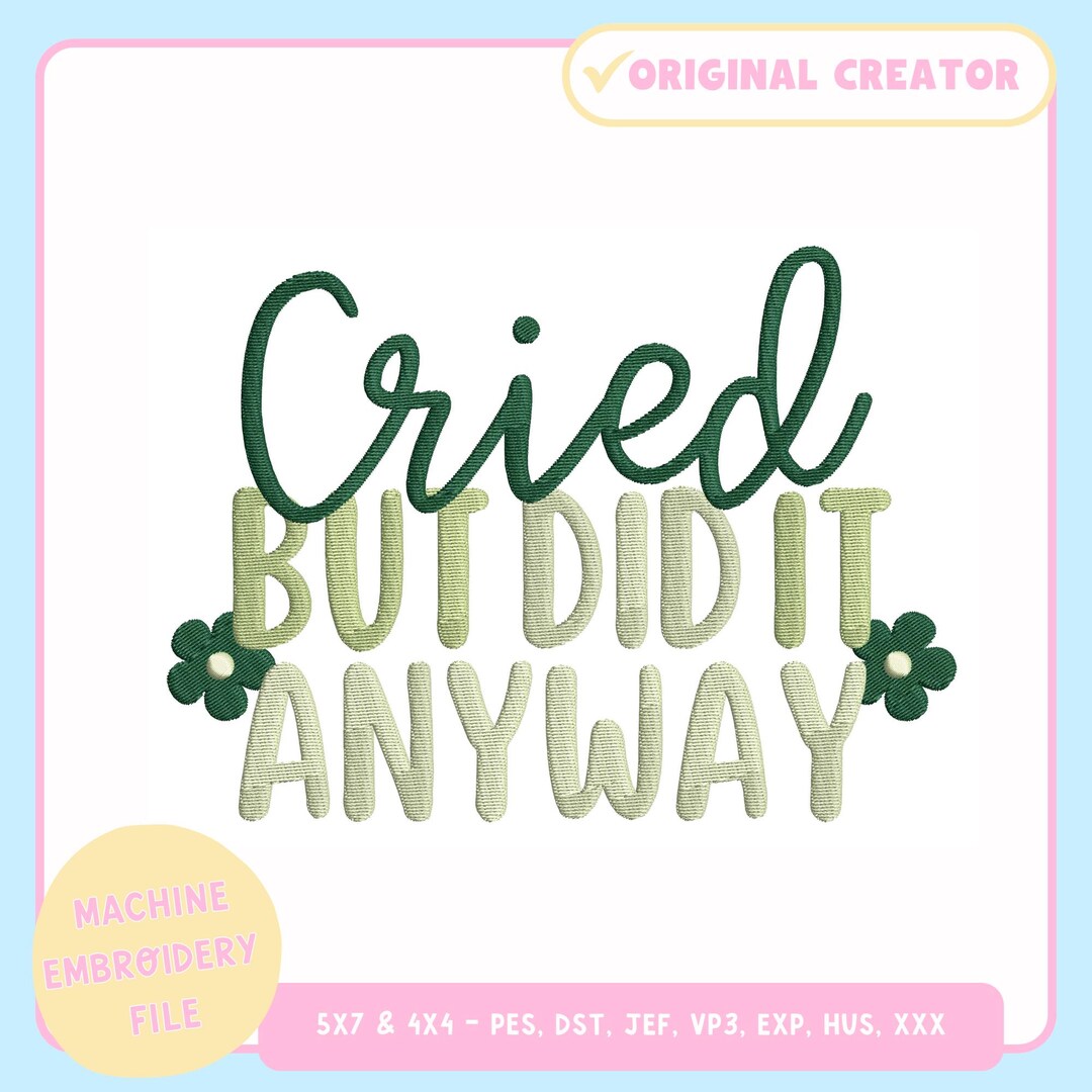 Machine Embroidery Design – Funny Machine Embroidery File for 4x4 & 5x7 ...