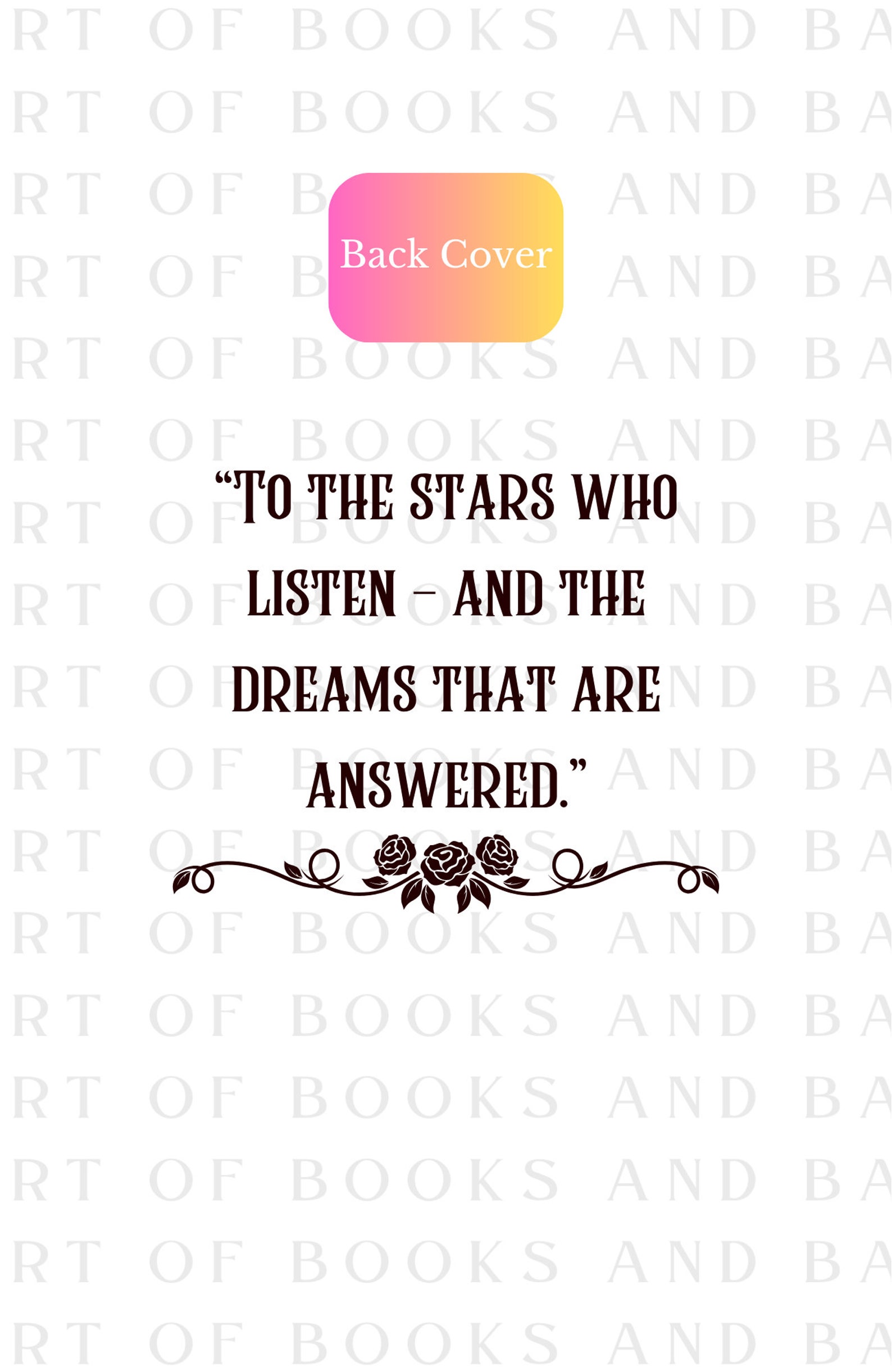 ACOMAF Bookbinding Cover Design PNG A Court of Mist and Fury vinyl Book ...