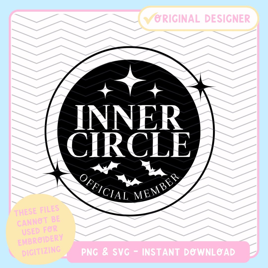 ACOTAR Inspired Inner Circle Badge | Svg | Png | Maas | Cricut SVG File ...