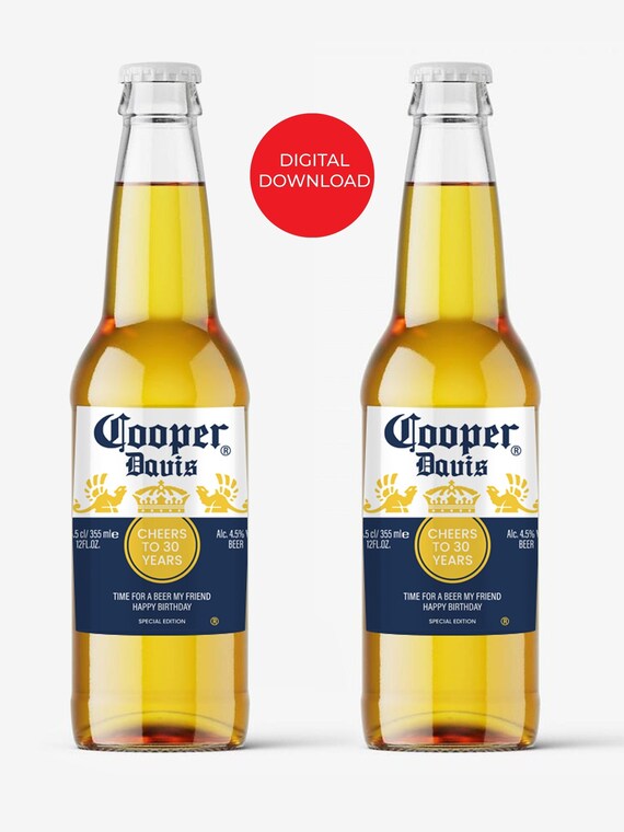 Corona Bottle Label