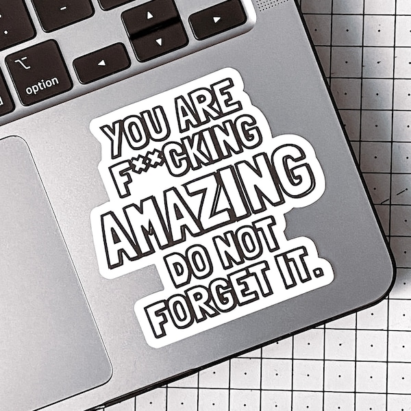 You Are Amazing Stickers - Etsy