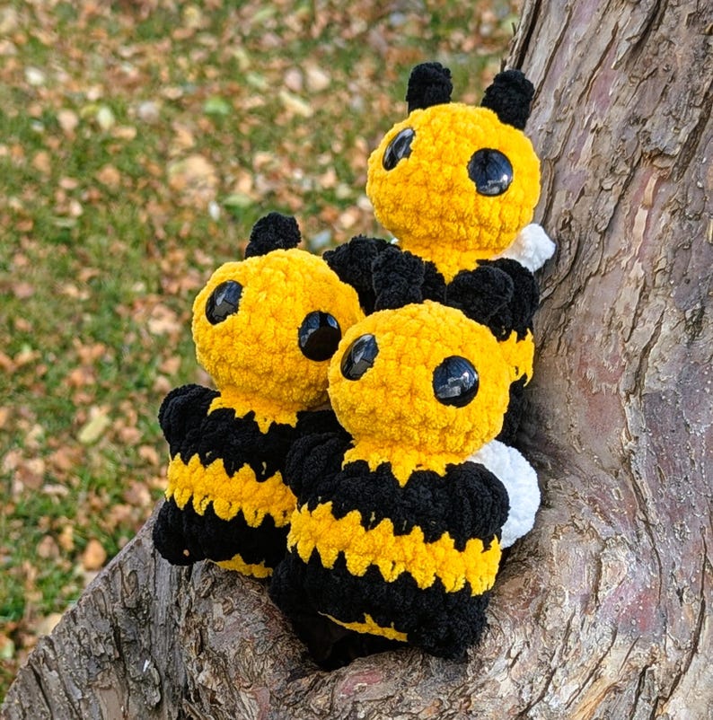 DIGITAL Crochet Pattern PDF for Bee Amigurumi - Etsy