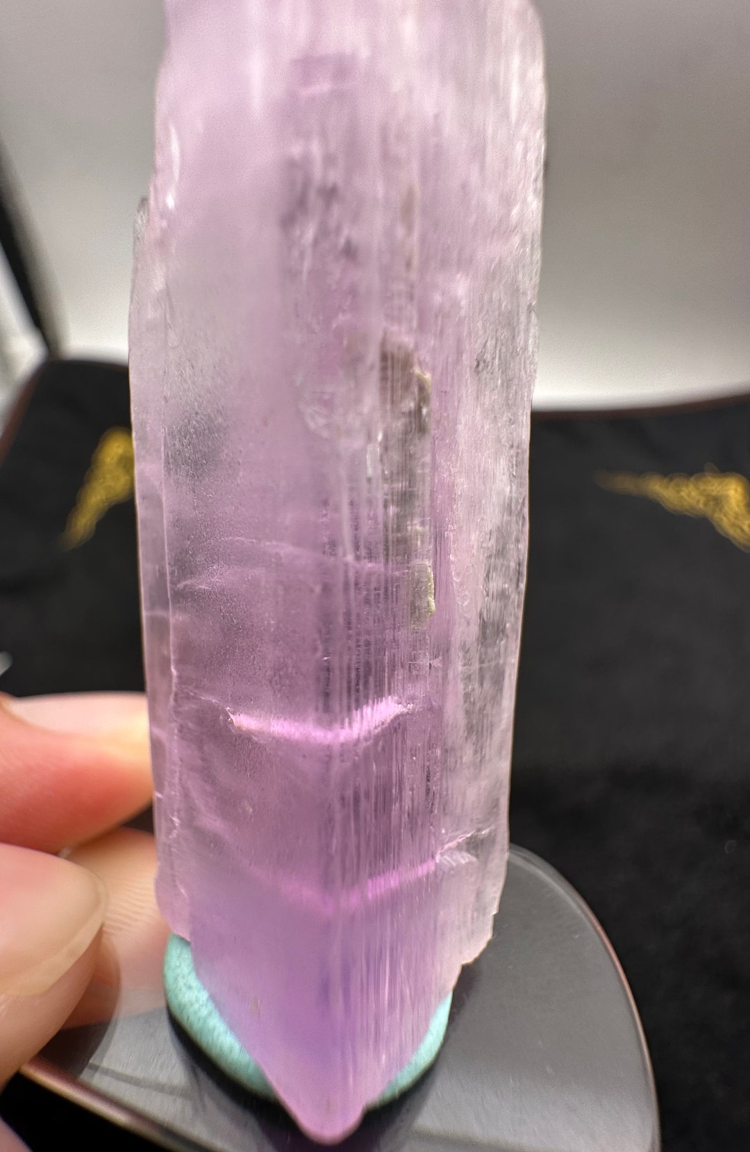 24- Grams , Attractive Kunzite , Unique Mineral , Pink Kunzite Crystal,from Afghanistan - Etsy