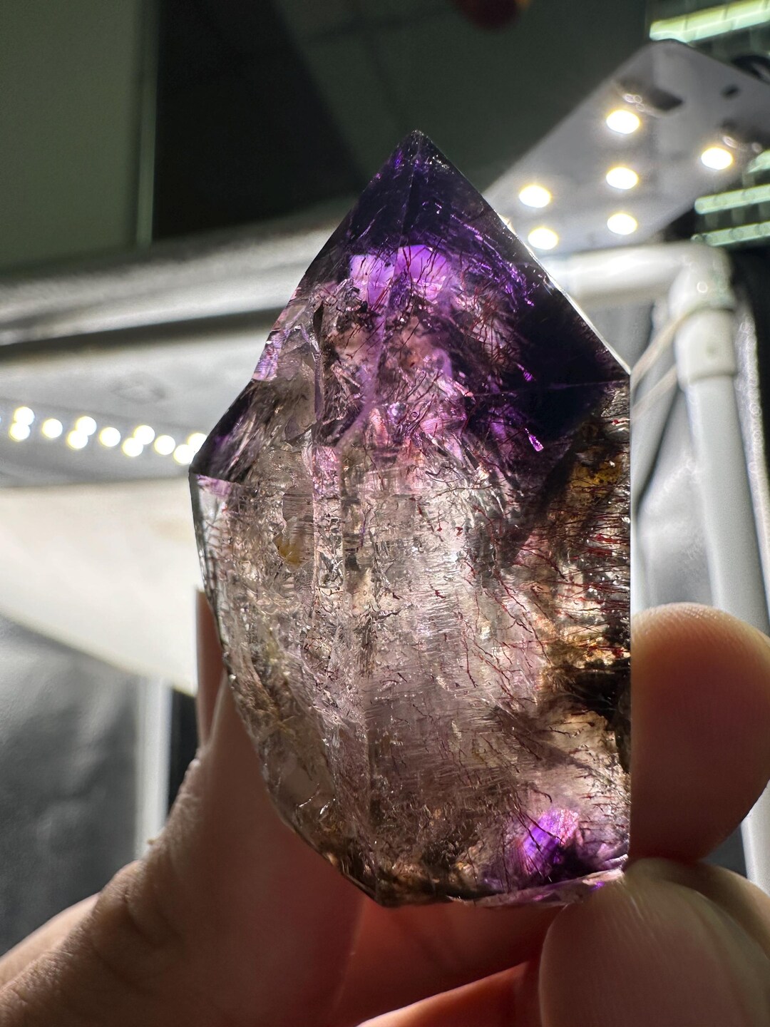 Raw Super Seven Amethyst Quartz Scepter Smokey Amethyst Chibuku Mine ...