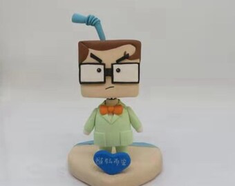 Cartoon Bobble Head - Etsy