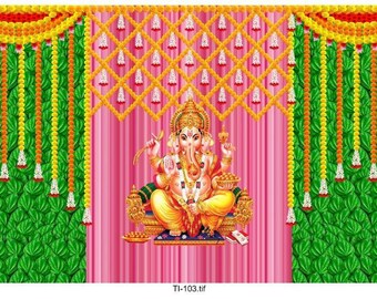Indian Pooja Backdrop - Etsy