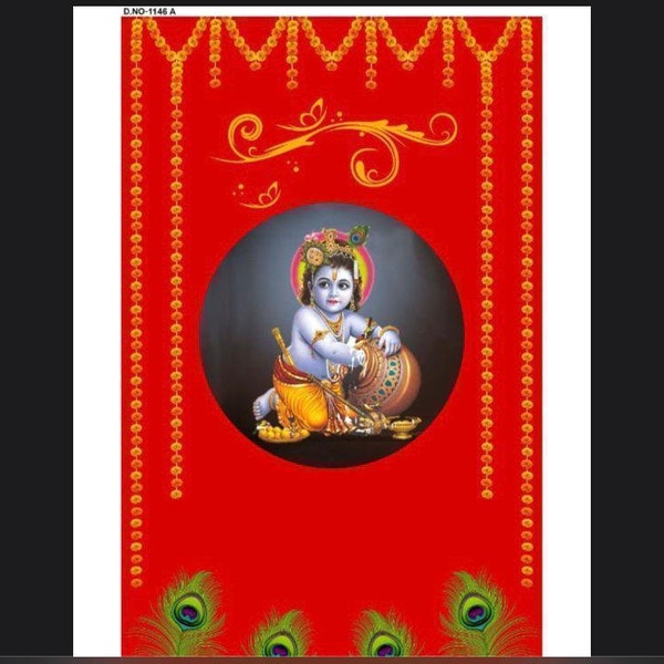 Krishna Puja Backdrop - Etsy