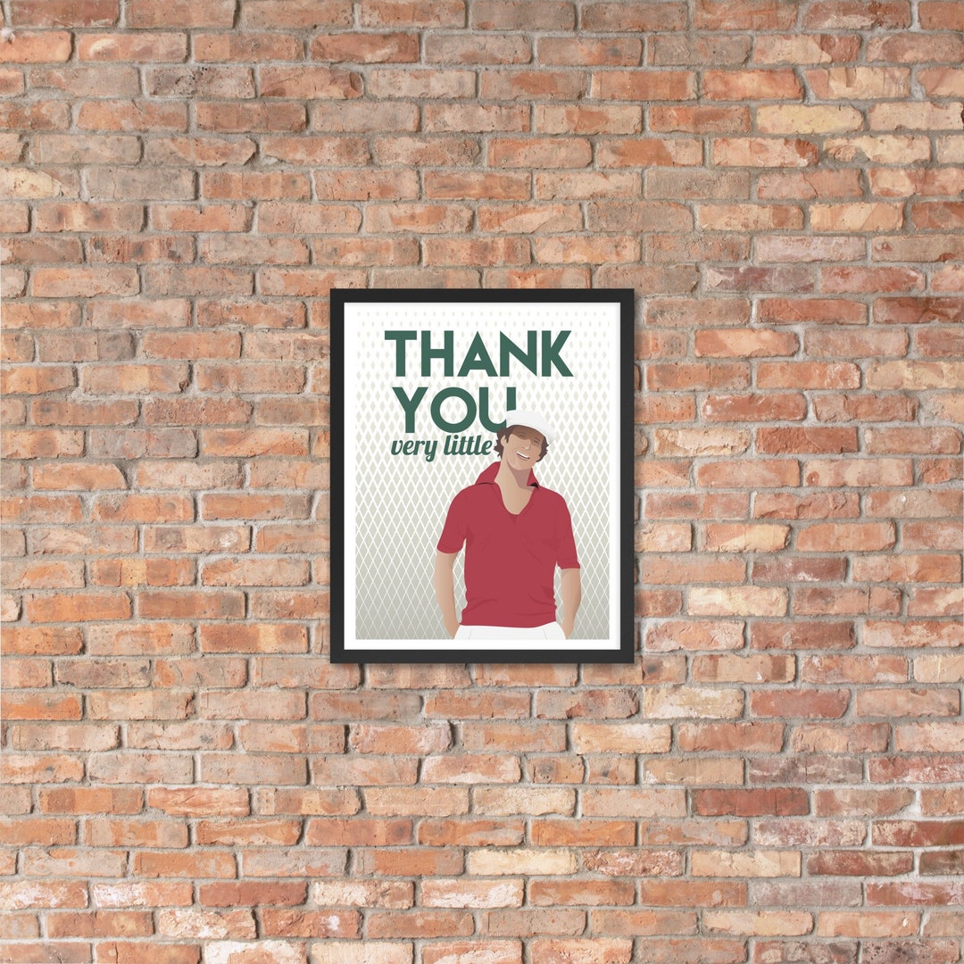 Original Ty Webb Caddy Shack thank You Framed Poster - Etsy